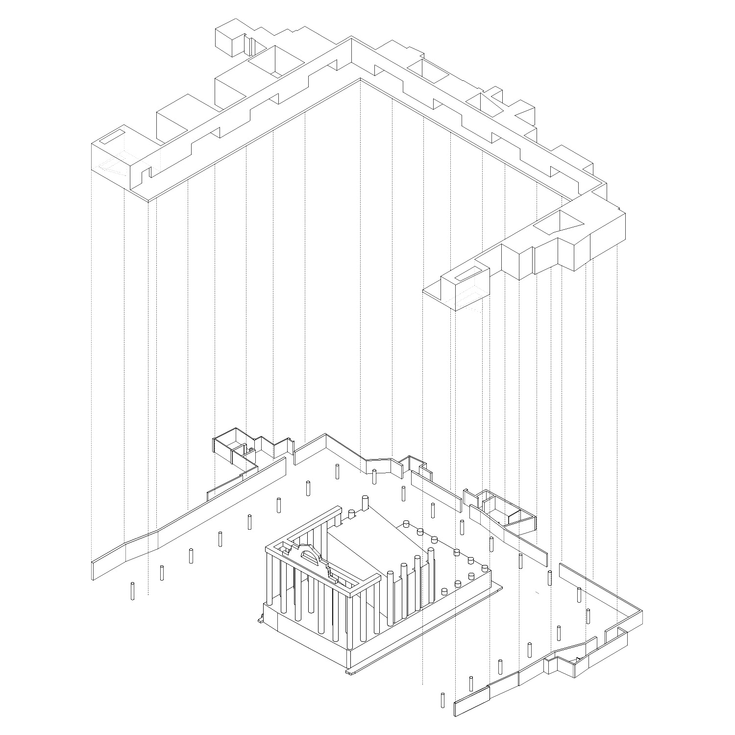 Perimeter building surrounding the Temple of Diana - unfinished.es